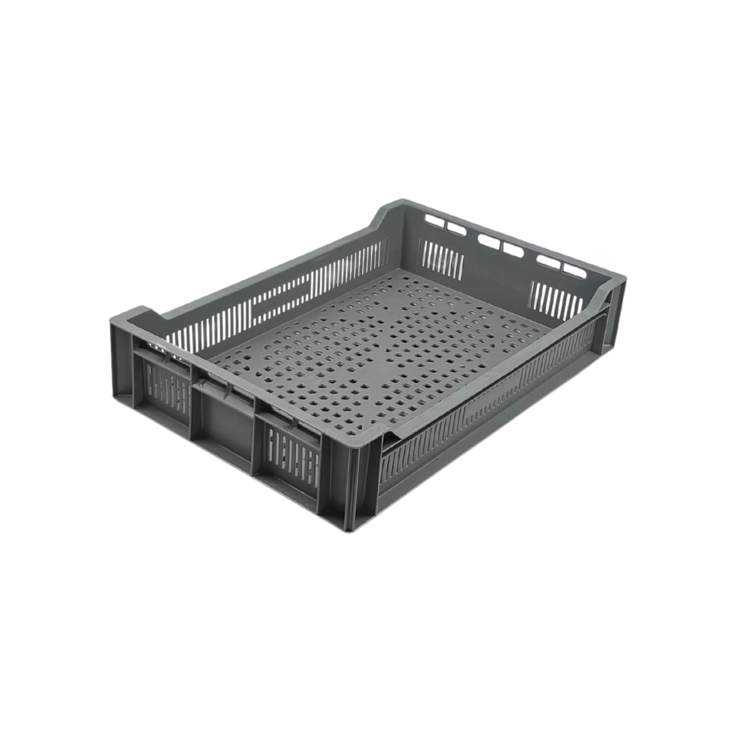 Euro Stacking Container – 600x400x120mm, Ventilated – Fletcher