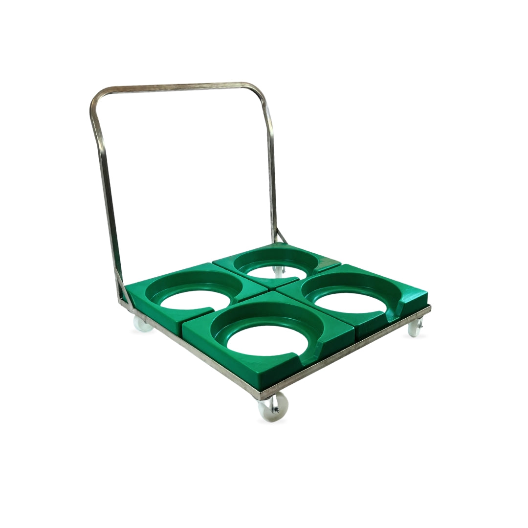Stainless Steel Quad Dolly | rotoXFQD | Ingredient Trolley – Fletcher
